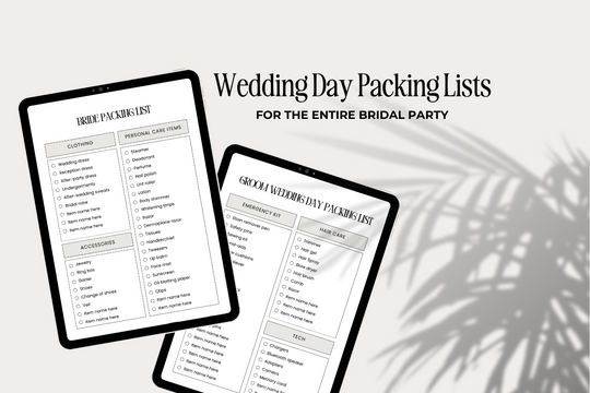The Ultimate Wedding Day Packing List + Checklist – Union Threads